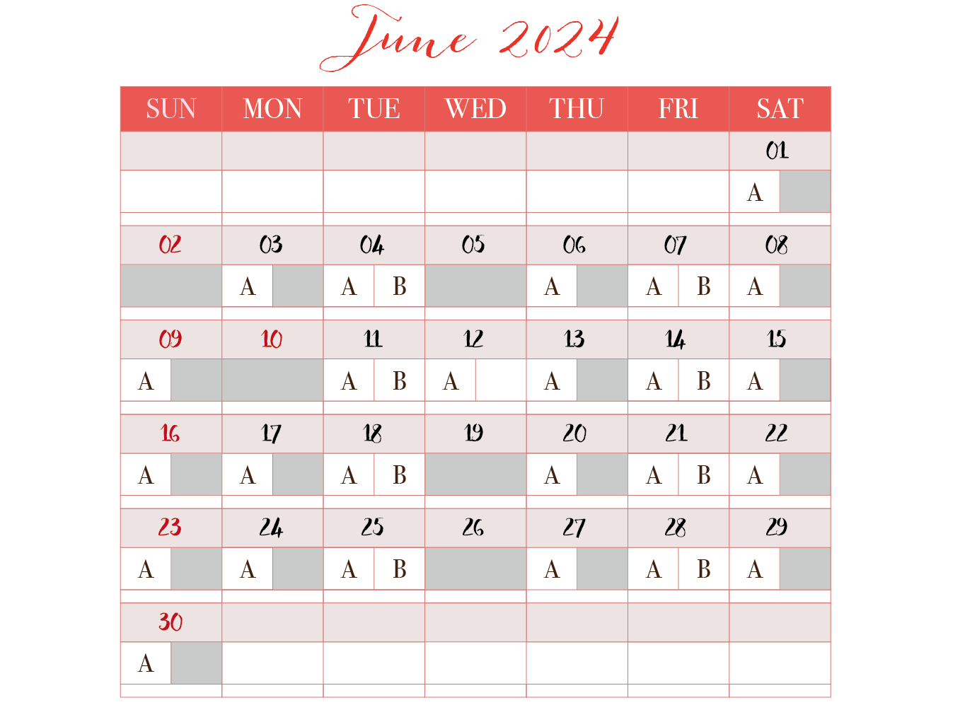Timetable – Bolei.hk